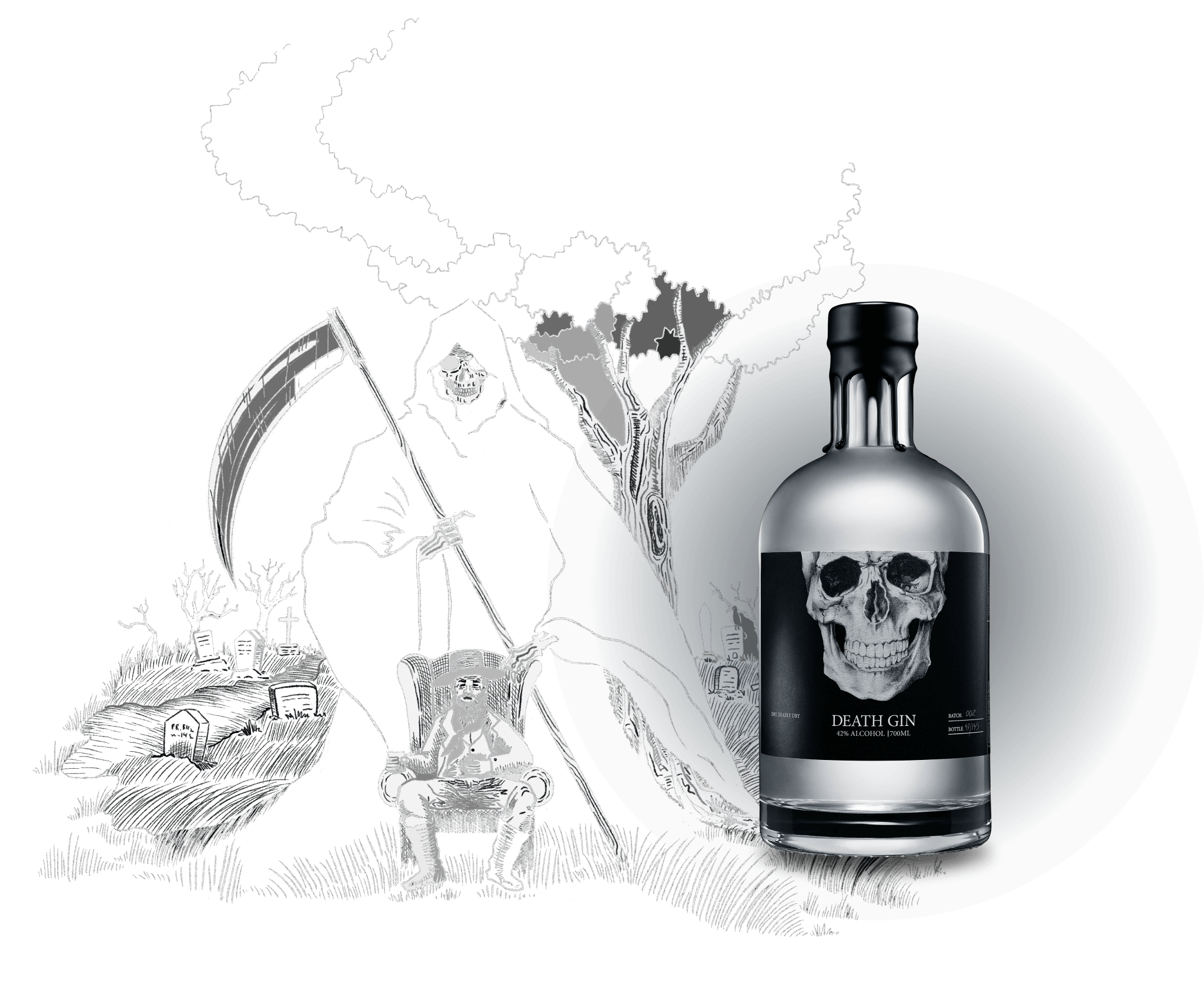 Death Gin - A refreshing dry gin to die for. Made in Australia.